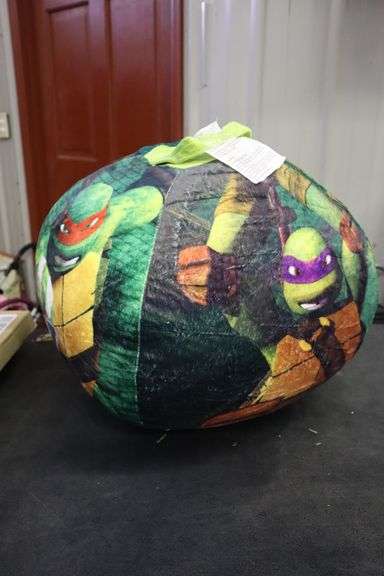 Nickelodeon Teenage Mutant Ninja Turtles Round Toddler Bean Bag Chair ...
