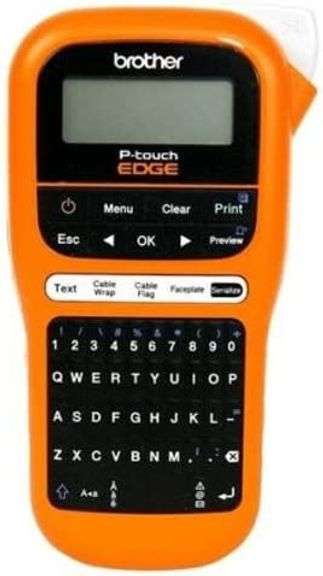 Brother PT-E105 P-Touch Edge Handheld Industrial Label Maker with ...