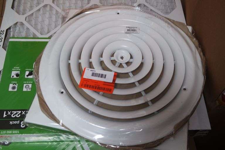 TRUAIRE 12 in. Round Air Diffuser - Matthews Auctioneers