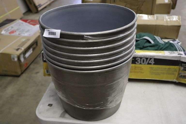 (7) Planter Pots - Matthews Auctioneers