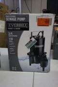 Everbilt professional sewage pump - Matthews Auctioneers