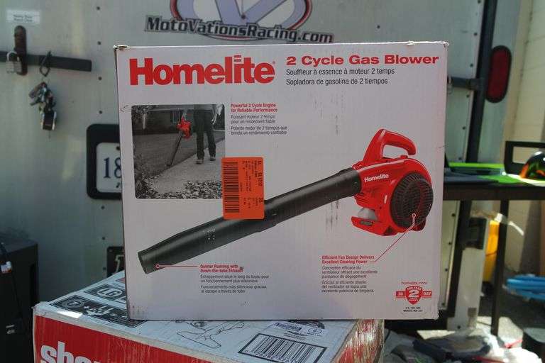 HOMELITE 150 MPH 400 CFM 2-Cycle Handheld Gas Leaf Blower - Matthews ...