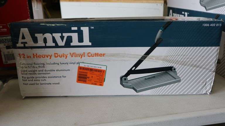Anvil 12" heavy duty vinyl cutter - Matthews Auctioneers