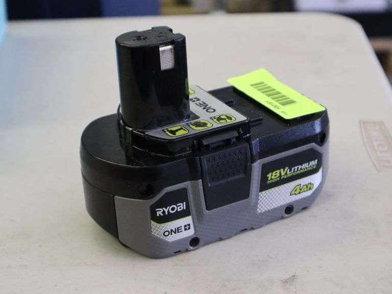 Ryobi 18V Lithium High Performance 4Ah Battery Pack - Matthews Auctioneers
