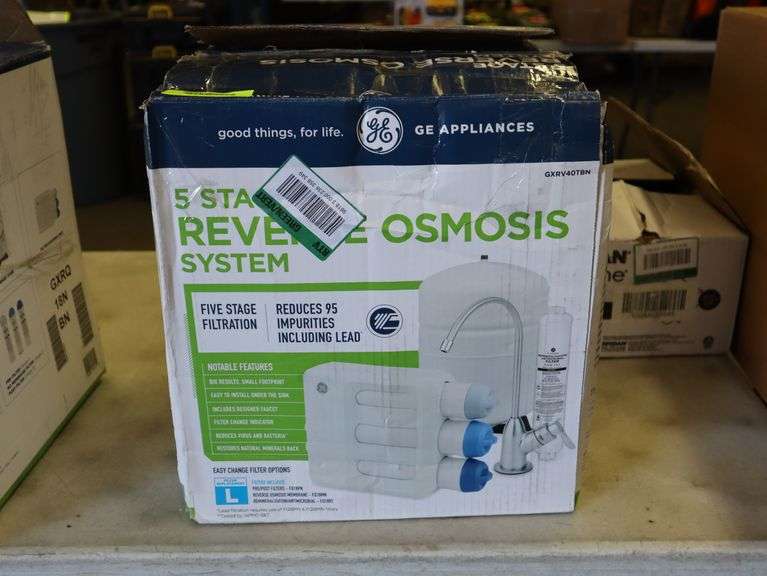 Ge 5 Stage Reverse Osmosis System Matthews Auctioneers