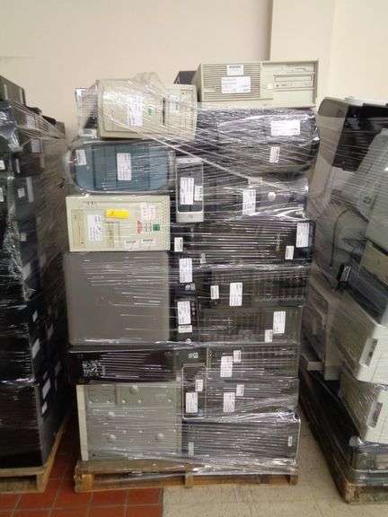1 EACH-PALLET OF COMPUTERS HD REMOVED - Matthews Auctioneers