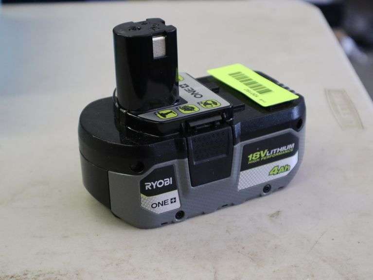 Ryobi 18V Lithium High Performance 4Ah Battery Pack - Matthews Auctioneers