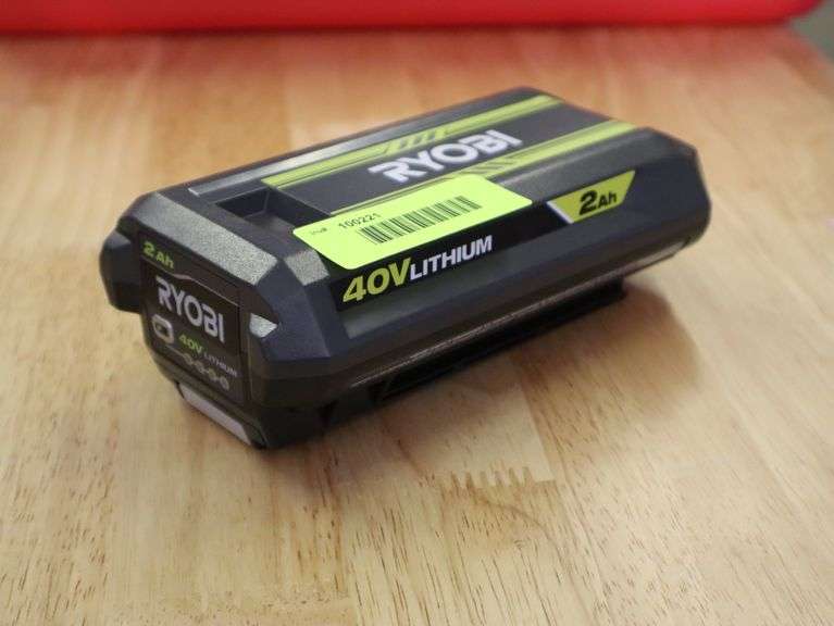 Ryobi 40V Lithium 2Ah Battery Pack - Matthews Auctioneers
