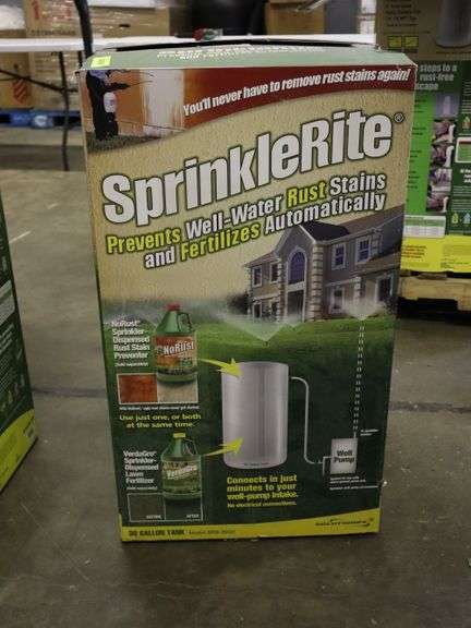 SprinkleRite 36 gal tank for rust prevention and fertilzation ...