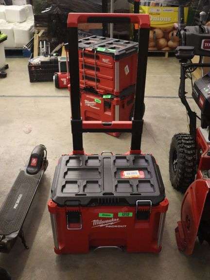 Milwaukee Packout XL Tool Box on Wheels - Matthews Auctioneers