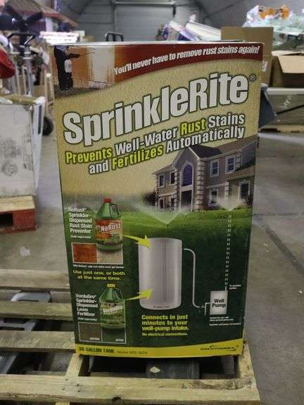 SprinkleRite 36 gal tank for rust prevention and fertilzation ...