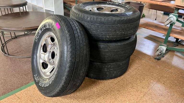 265/75R16 Tires & rims - Matthews Auctioneers