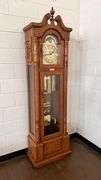 Grandfather Clock - Made by Oscar Harris in Stuart VA in 1990 ...