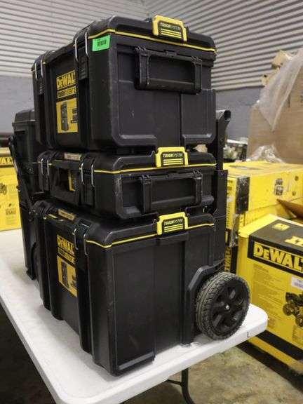 Dewalt toughsystem 2.0 rolling tower tool box system - Matthews Auctioneers