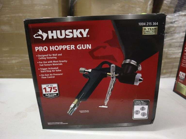 Husky pro hopper gun - Has been used - Matthews Auctioneers
