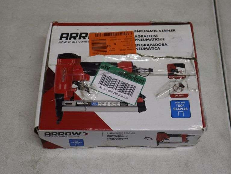 Arrow pneumatic stapler - Matthews Auctioneers