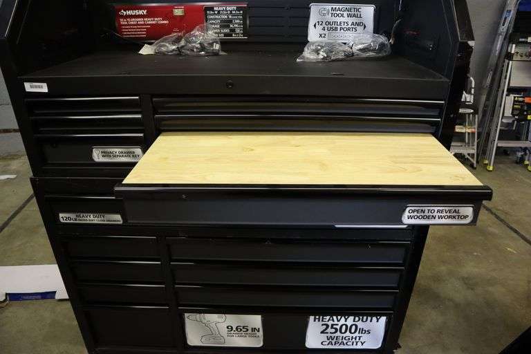 Husky 52" Tool Box Combo - Matthews Auctioneers