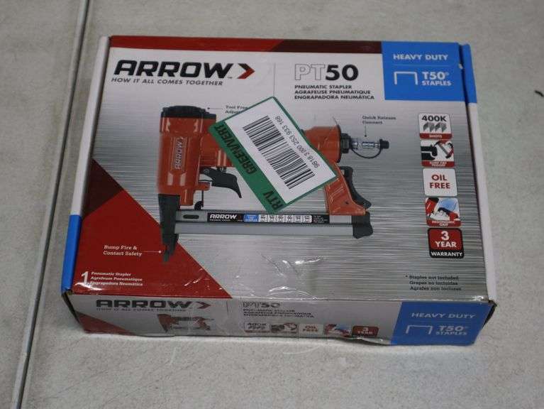 Arrow pneumatic stapler - Matthews Auctioneers