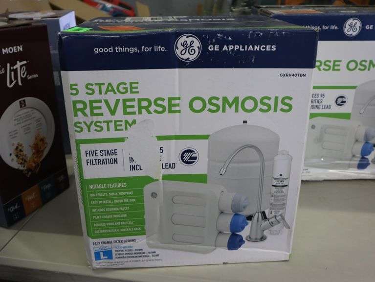 Ge 5 Stage Reverse Osmosis System Matthews Auctioneers