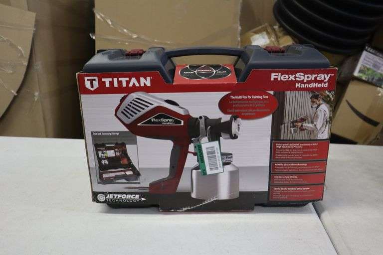 Titan flex spray handheld paint sprayer - Matthews Auctioneers