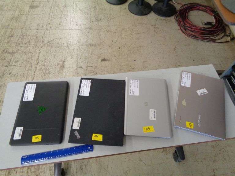 1 LOT-1 EACH HP/ SAMSUNG/ LENOVO /RAZOR BLADE LAPTOP HD REMOVED ...