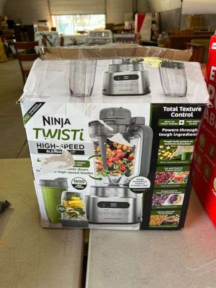Ninja SS151 TWISTi Blender DUO, High-Speed 1600 WP Smoothie Maker ...