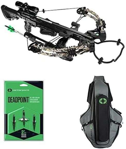 CenterPoint Archery Sniper Elite 385 Crossbow Packaged with AXCPBH100 ...