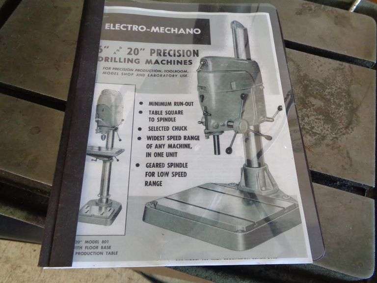 1 EACH-ELECTRO-MECHANO DRILL PRESS - Matthews Auctioneers