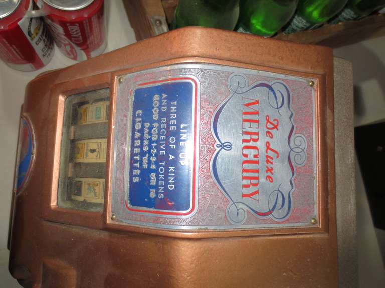 Deluxe Mercury Cigarette Slot Machine - Musser Bros. Inc.
