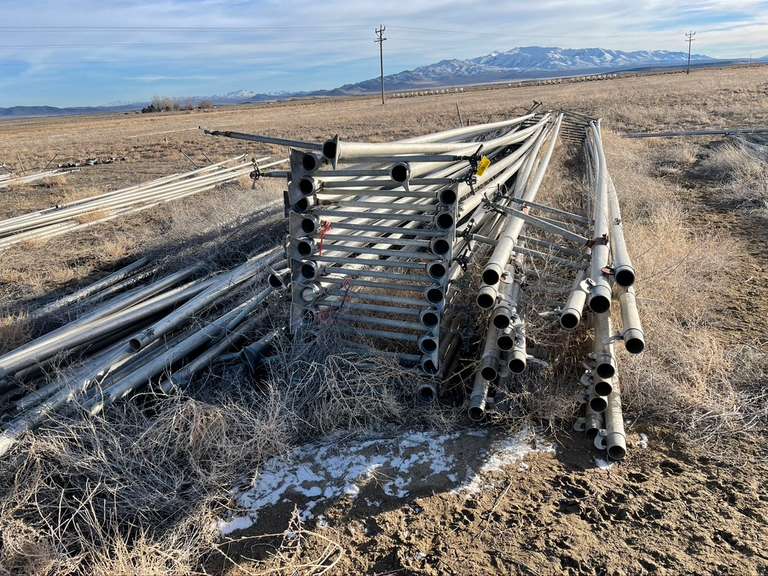 (85) Jts 3" A&M Aluminum Solid Set Sprinkler Pipe - Musser Bros Inc