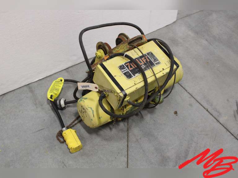 P&H zip-lift, 2000 lbs capacity, hoist, trolley, 1.5 hp, 3 ph - Musser ...