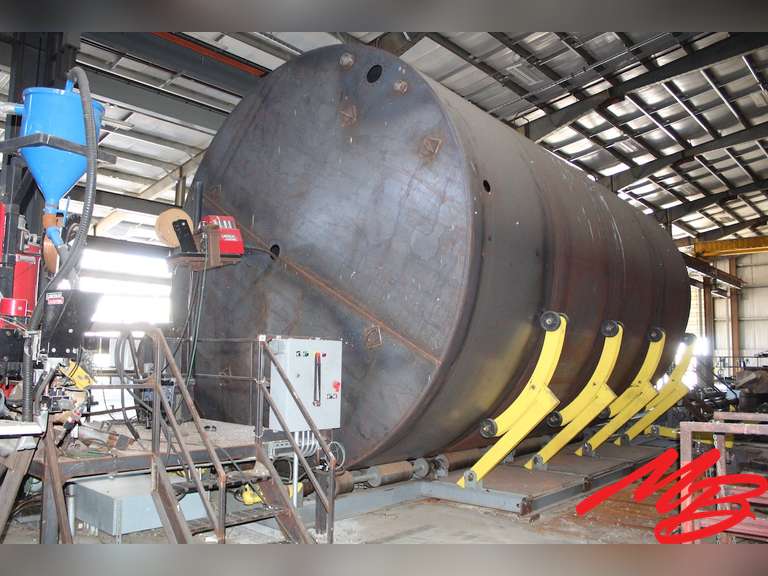 Tank Fit Up Turning Roll System - Musser Bros Inc