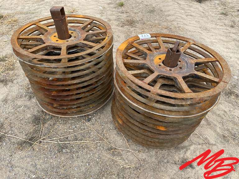 (24) Amity Digger Wheels for 12 Row Digger - Musser Bros Inc