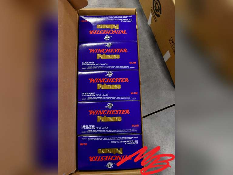 (1) box large rifle primer (5000 ct) - Musser Bros Inc
