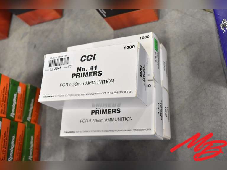 (5) boxes No. 41 primers (5000 ct) - Musser Bros Inc