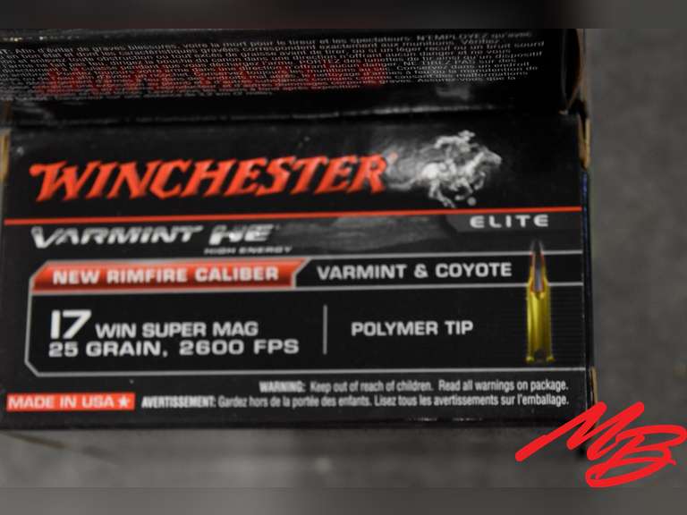(7) boxes 17 Win Super Mag ammo (350 ct) - Musser Bros Inc