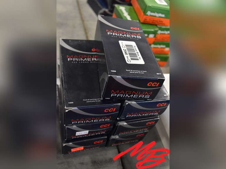 (7) boxes large rifle Magnum primers (7000 ct) - Musser Bros Inc