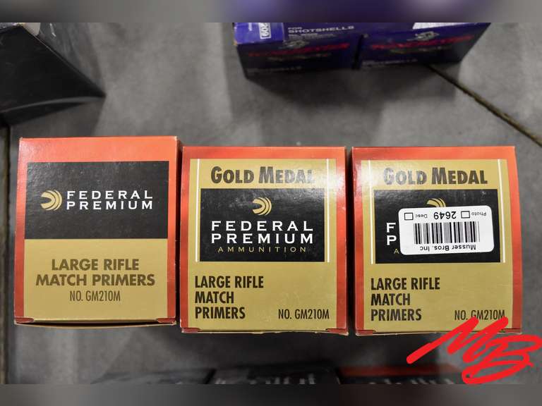 (3) boxes large rifle primers (3000 ct) - Musser Bros Inc