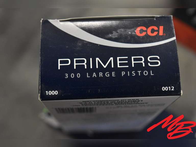 (3) boxes large pistol primers (3000 ct) - Musser Bros Inc