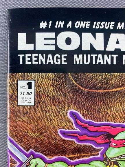 Mirage Studios TMNT Leonardo Comic Book - Matthew Bullock Auctioneers