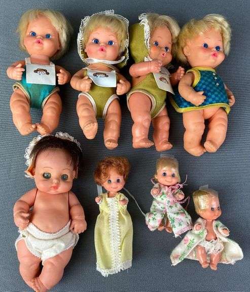 Group of 8 Assorted Baby Dolls - Matthew Bullock Auctioneers
