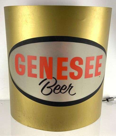 Vintage Genesee Beer Light Up Advertising Heat Motion Beer Sign ...