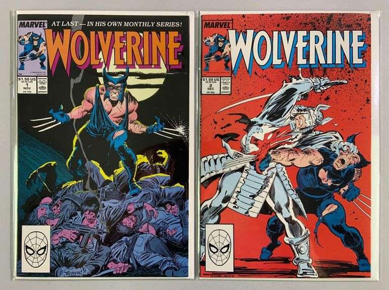 Group of Marvel Comics Wolverine No. 1 comic books - Matthew Bullock ...