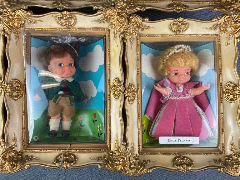 Group of 8 Arnold Hutter Nursery Rhyme Frame Dolls - Matthew Bullock ...
