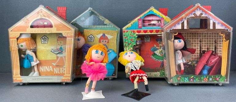 Group of Whitman Peepul Pals Dolls and Playstory Sets - Matthew Bullock ...