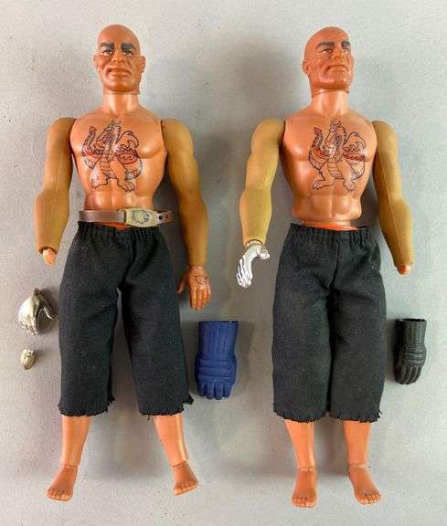 Group of 2 Mattel Big Jim Wolf Pack, Dr Steel Action Figures - Matthew ...