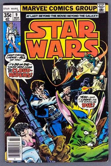 Marvel Comics Star Wars No. 9 Comic Book - Matthew Bullock Auctioneers