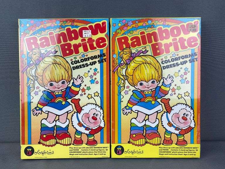 Group of 3 Rainbow Brite Colorforms Sets - Matthew Bullock Auctioneers