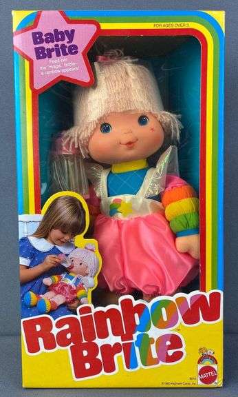 Mattel Rainbow Brite Baby Brite Doll - Matthew Bullock Auctioneers