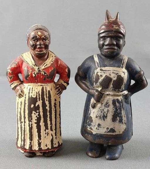 Cast Iron Mammy/Aunt Jemima still banks - Matthew Bullock Auctioneers